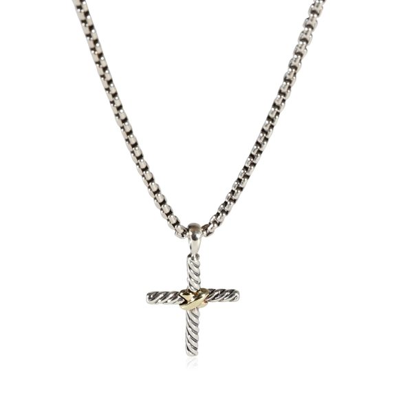 David Yurman | Bags | David Yurman Petite X Cross Pendant In 4k Yellow ...